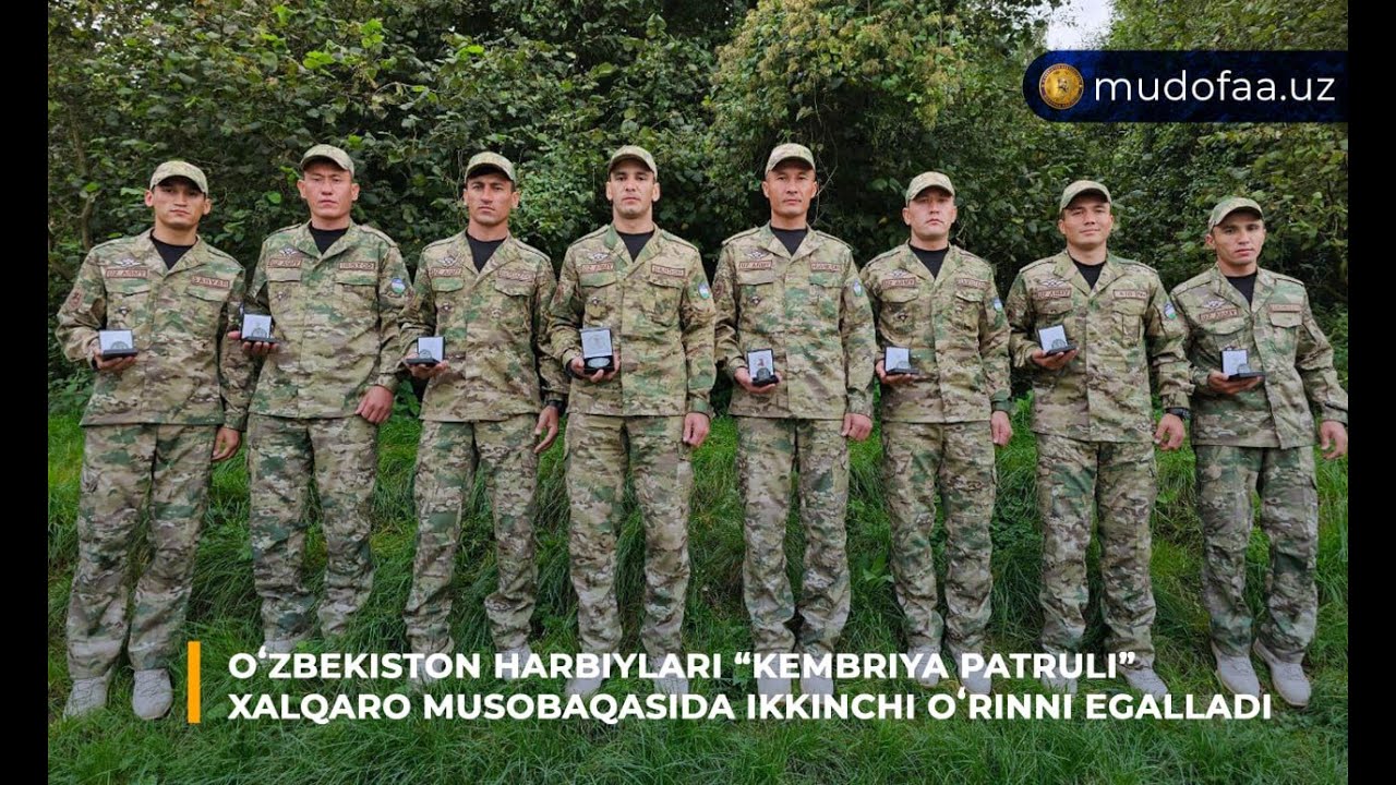 Oʻzbekiston harbiylari “Kembriya patruli” xalqaro musobaqasida ikkinchi ...