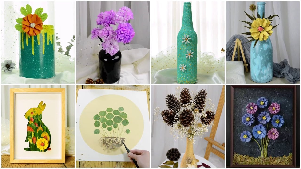 Beautiful Home Decor From Waste Material | Best Recycled home decor ...