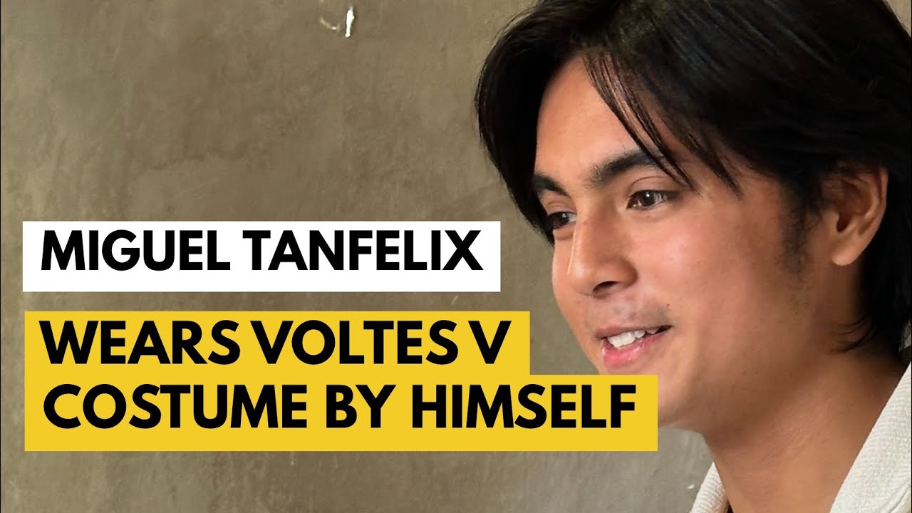 Miguel Tanfelix shares carrying & wearing their own VOLTES V costumes ...