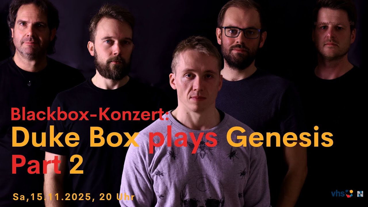 Duke Box - Genesis, Part 2 (Blackbox-Konzert: 15.11.25) - YouTube