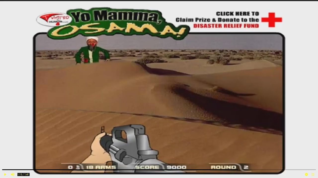 YO MAMA OSAMA ! flashonly MACROMEDIA FLASH SWF FLASH VIDEO GAME ONLINE ...