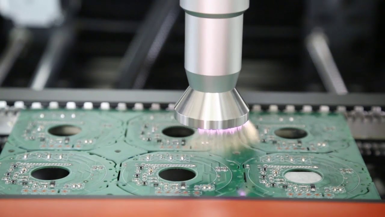 pcb material surface plasma cleaner/plasma treatment machine - YouTube