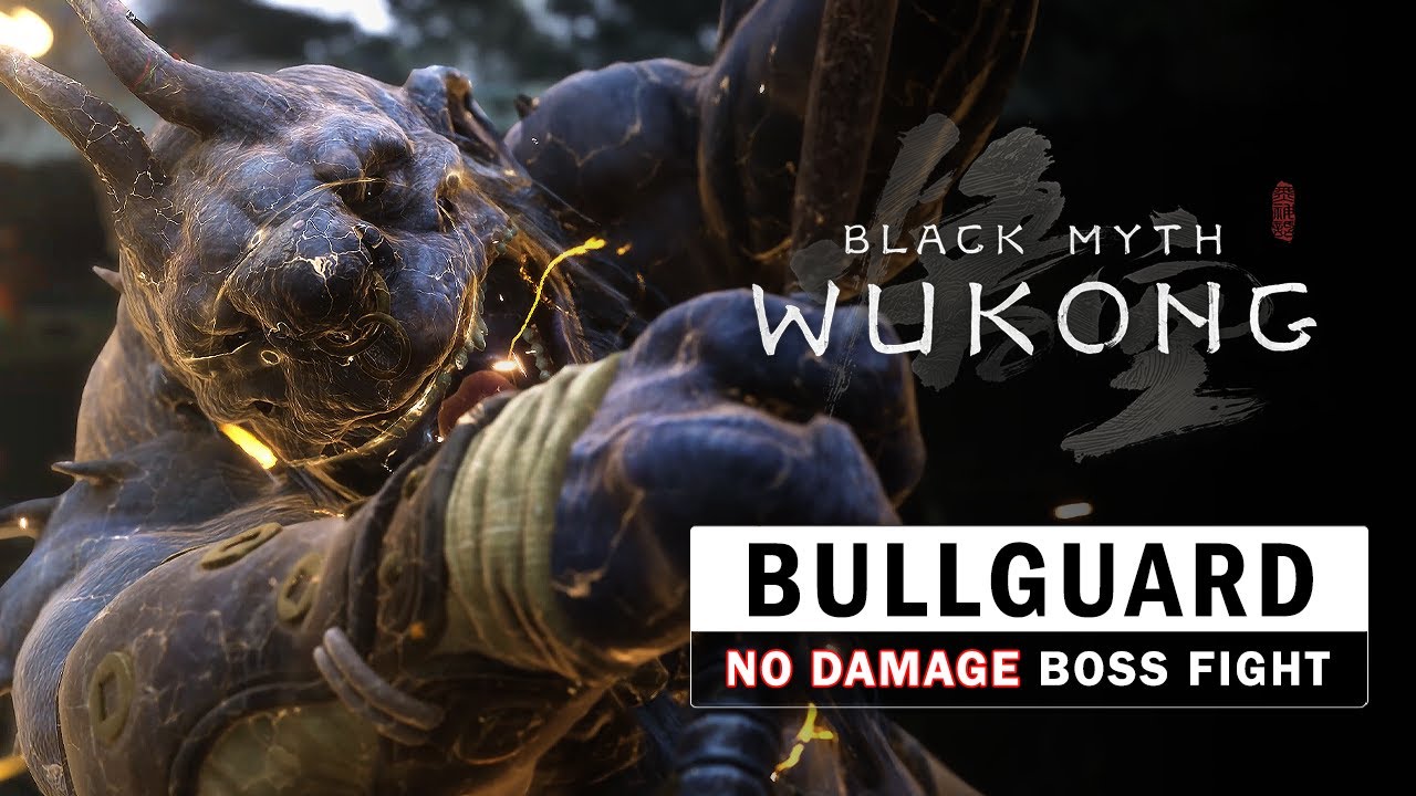 Black Myth Wukong - Bullguard Boss Fight (No Damage Taken) - YouTube
