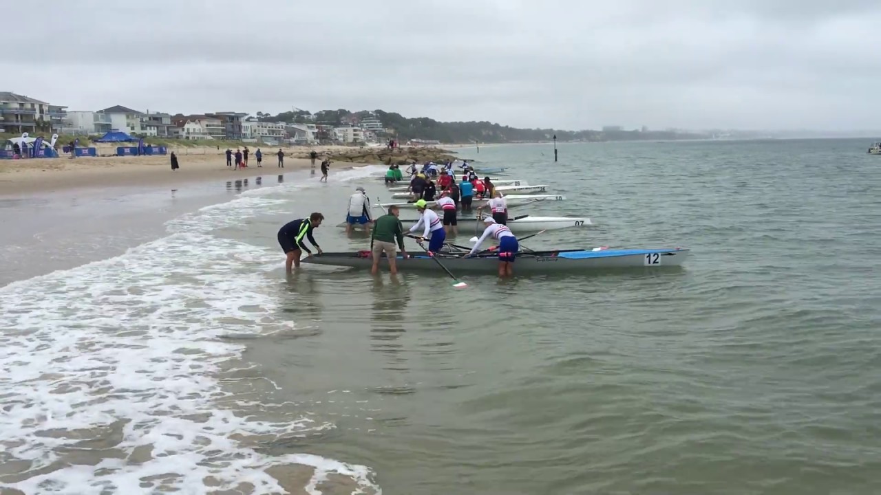 Beach Start - Coastal Rowing Endurance C2x - YouTube