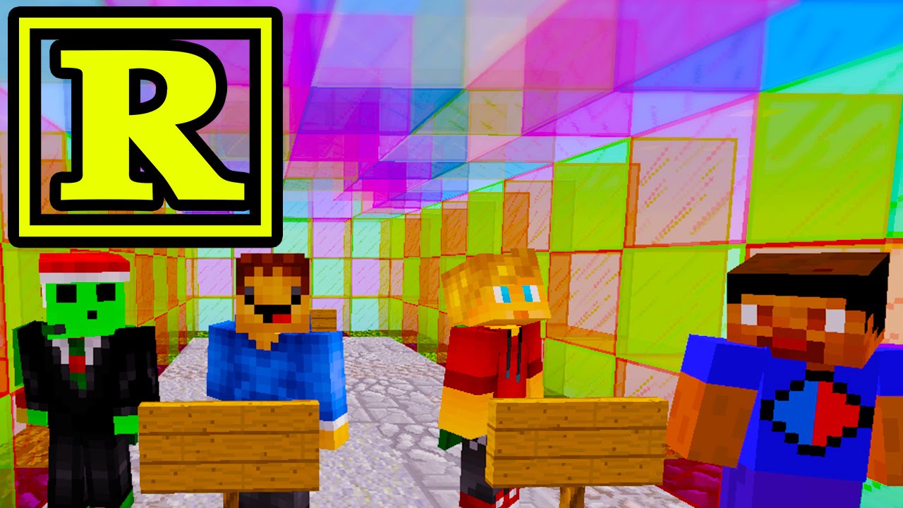 RATED R RAGE! Minecraft 1.8 Parkour - Biome Dasher! - YouTube
