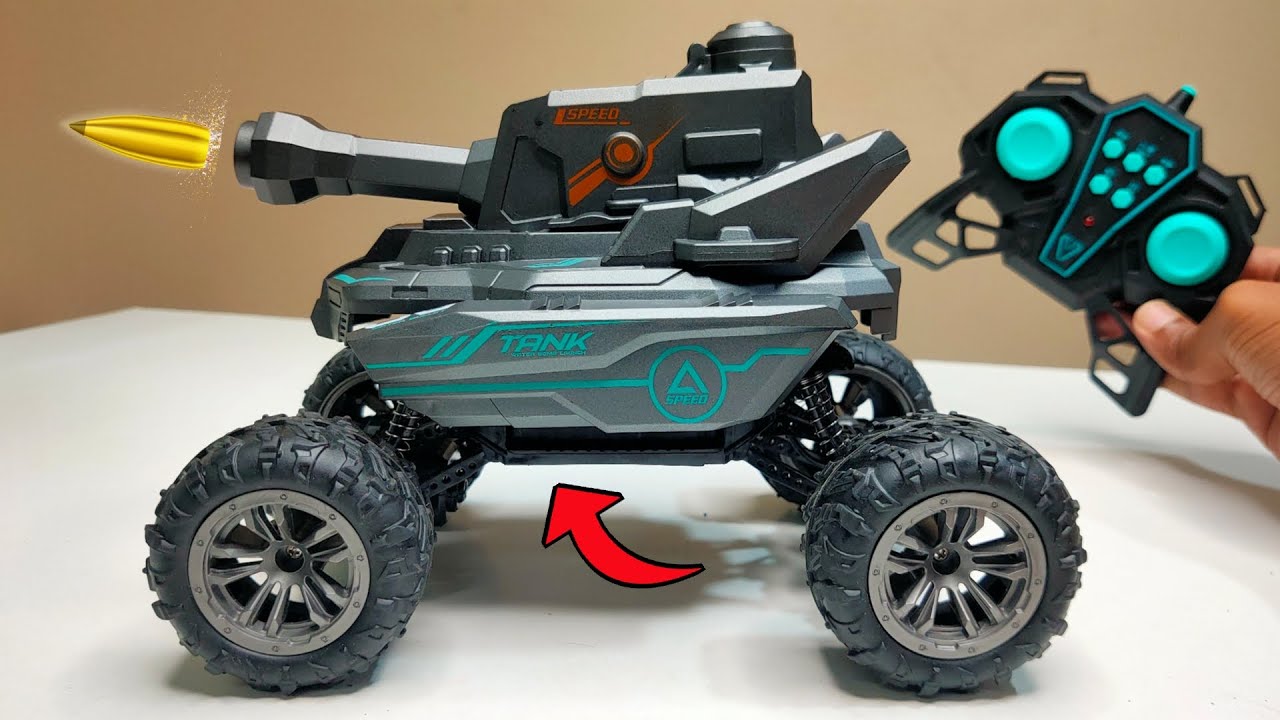 Upgraded RC Mecha Tank With Canon Blaster Unboxing & Testing - Chatpat ...