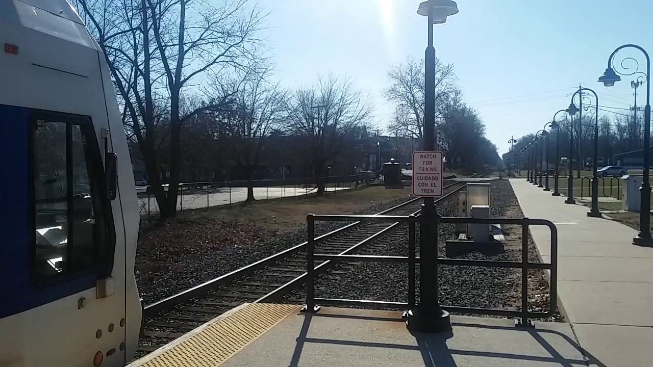 NJ Transit River Line Train at Roebling, NJ - YouTube