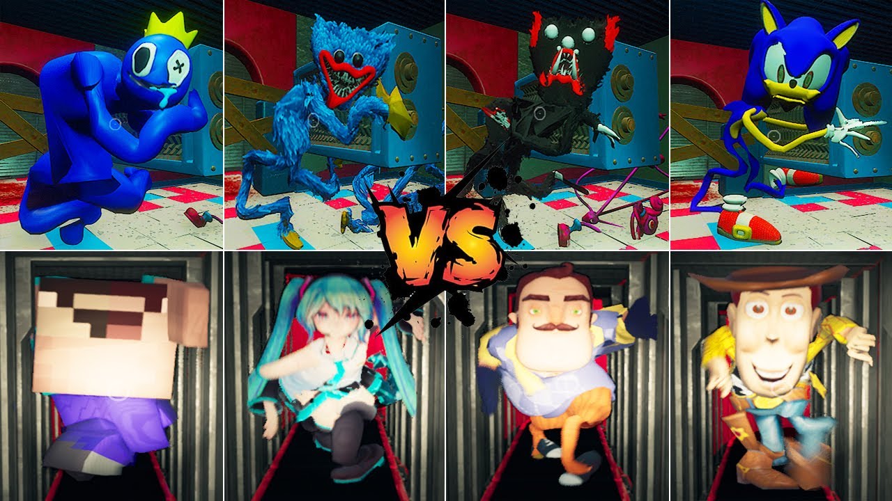 Destroying Kill All Characters Death Endings in Poppy Playtime Chapter ...