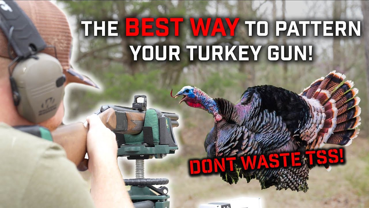 The EASIEST WAY to Pattern/Sight In Your TURKEY GUN! Bullseye to Bullet ...