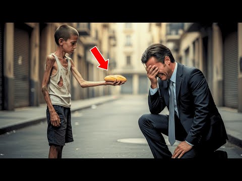 Küçük Dilenci Ağlayan Milyonere TEK YEMEĞİNİ Verdi. İşte Söylediği Şey...