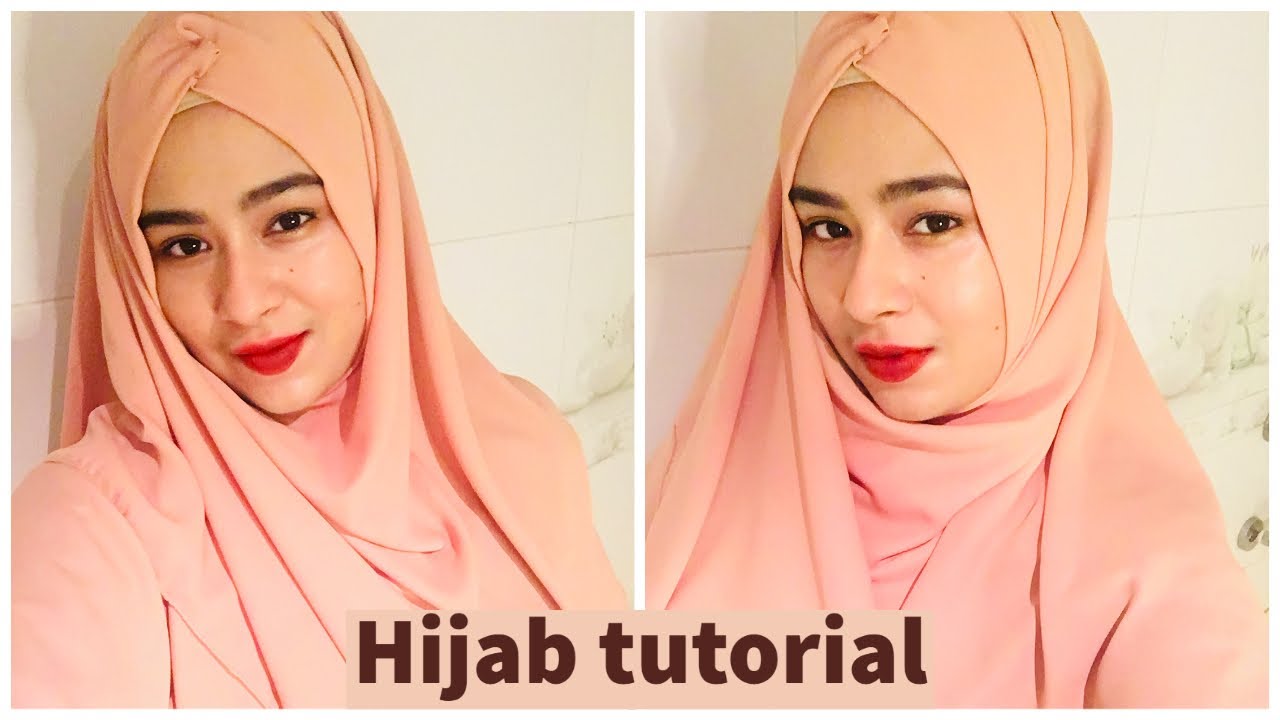 Full coverage everyday hijab tutorial - YouTube
