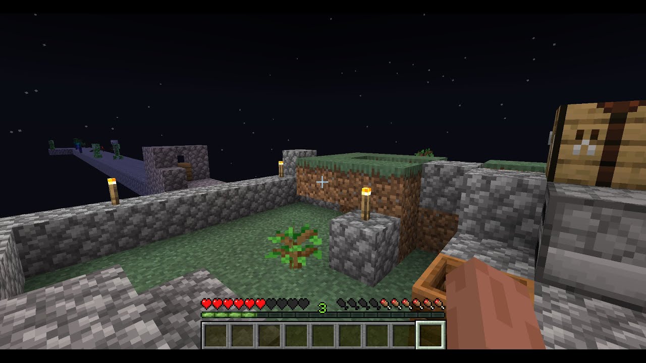 EP.2 - OMG! All Mobs Every Night! Btw No Bed & Food! in SkyBlock ...