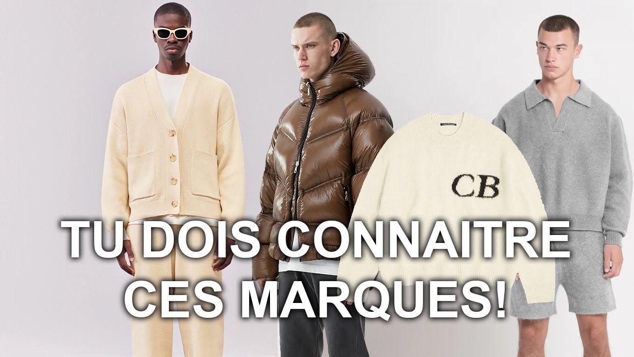 5 MARQUES MODE HOMME (à connaitre absolument !) - YouTube