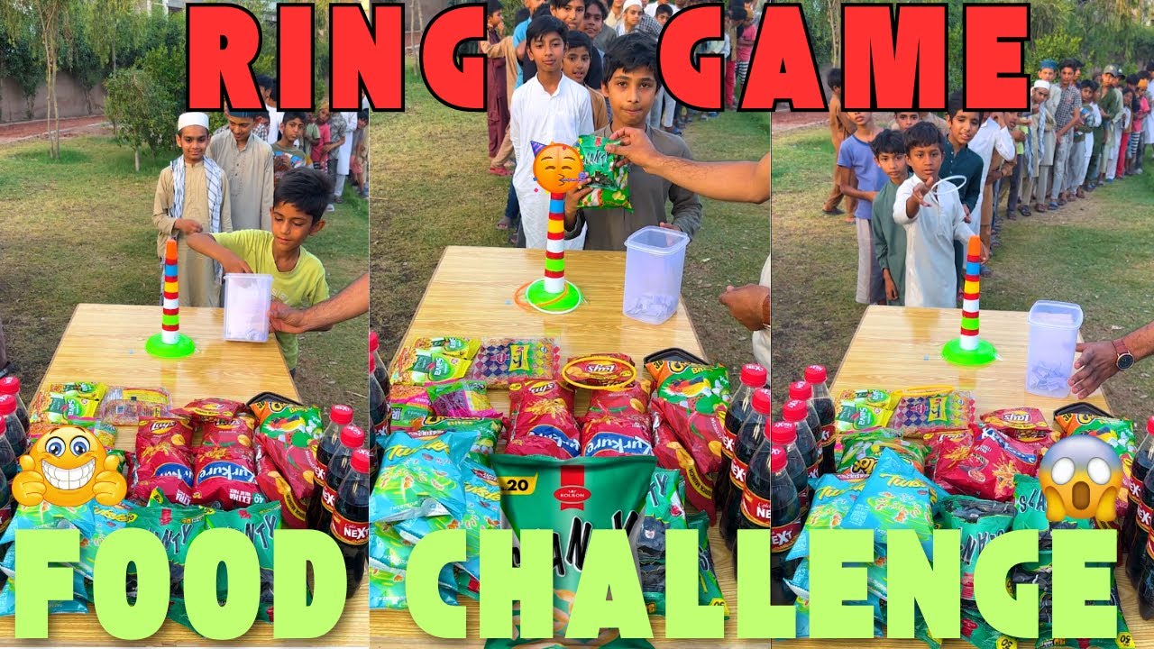 Funny Ring Game Food Challenge | Funny Games | Challenge Games - YouTube