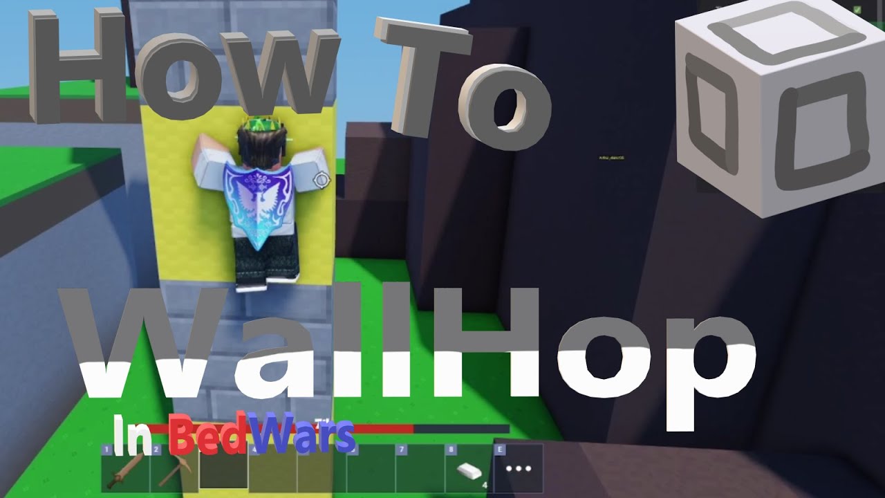 How To Wall Hop In Bedwars (trolling) - YouTube
