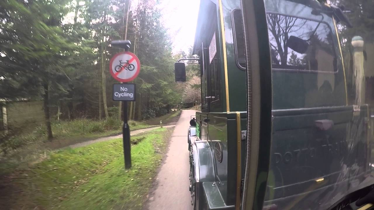 Center parcs longleat train ride jan 2016 - YouTube