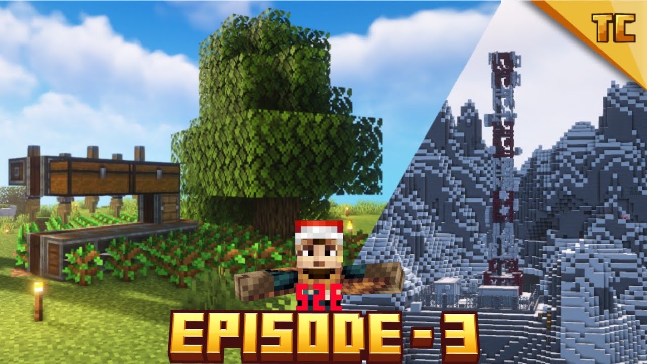 I built a COMMUNICATION TOWER in Minecraft TC:#3 - YouTube