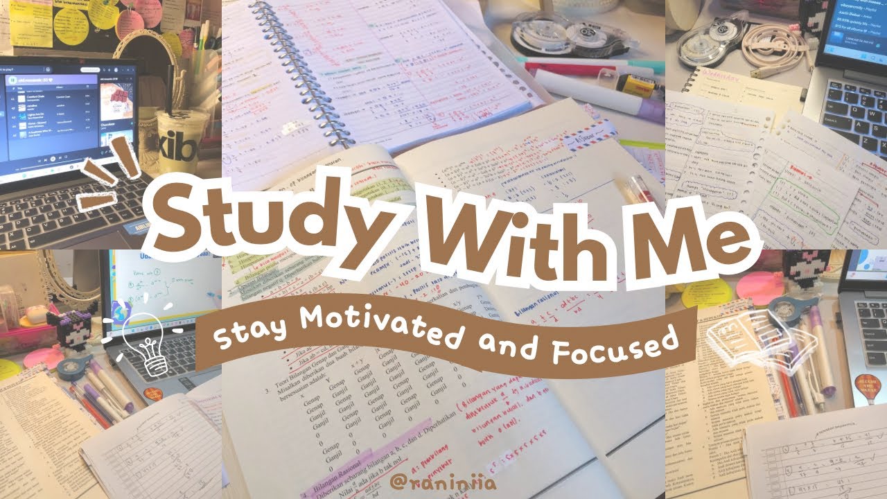 study with me + note taking process!! ʕ•ɷ•ʔ ﾝ♡༘ 🖇️📚 ️ - YouTube