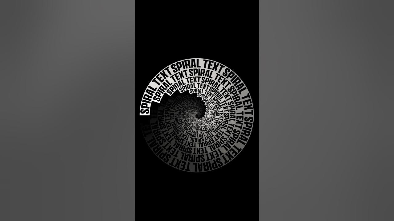 "Illustrator Spiral Text Effect Tutorial: Quick and Easy" - YouTube