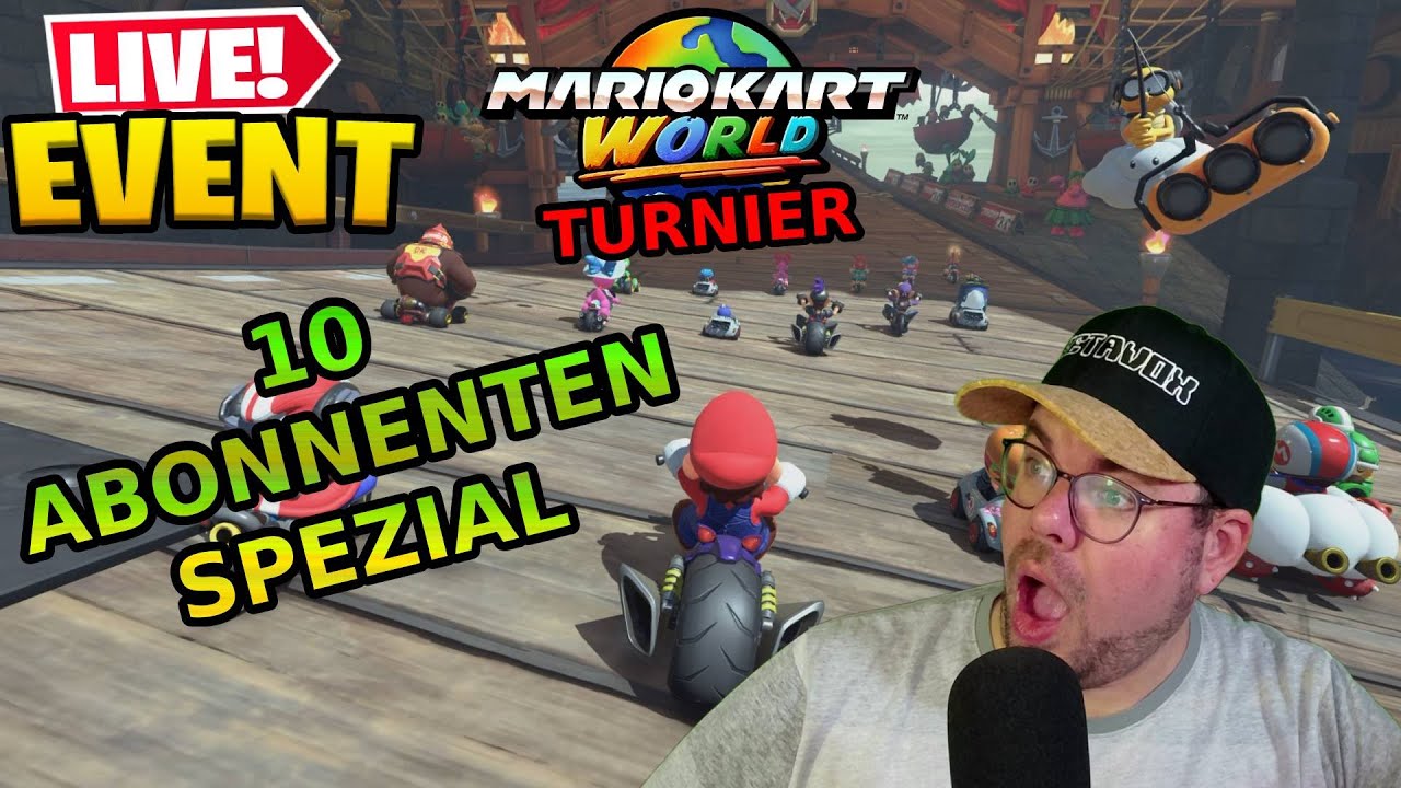 10 Abonnenten Spezial - Mario Kart World Turnier - European September ...