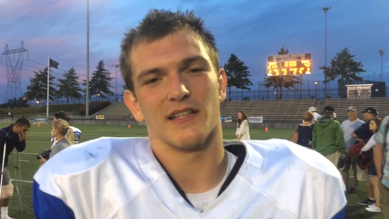 Dylan Bigsby post game interview - YouTube