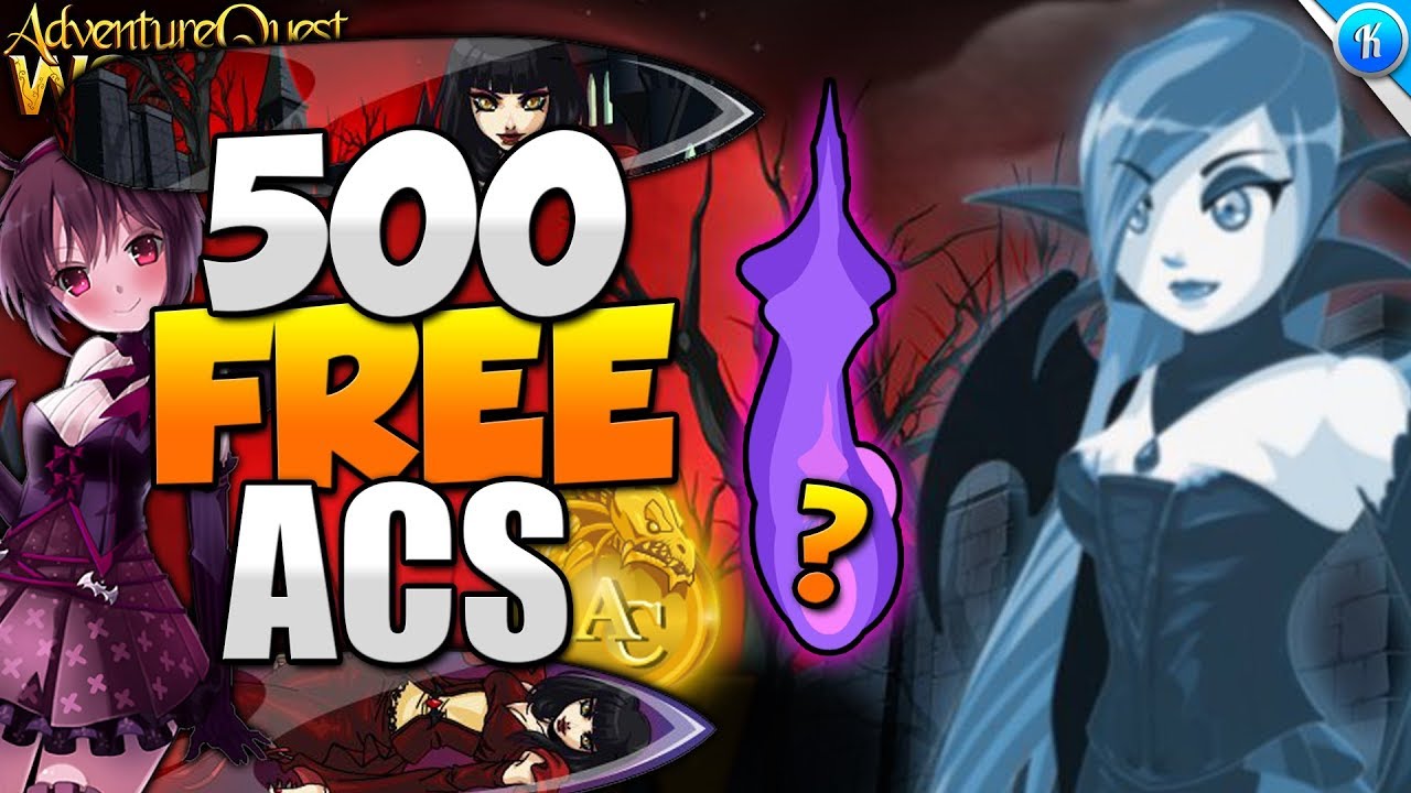 500 Free ACS! CC Rare Vampire Class! New Eternal Flame Cape! AQW ...