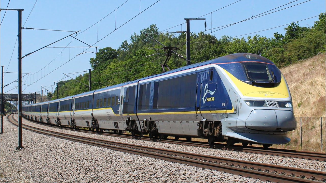 Full Speed Eurostar Class 373s at Hollingbourne HS1 | 16/6/2023 - YouTube