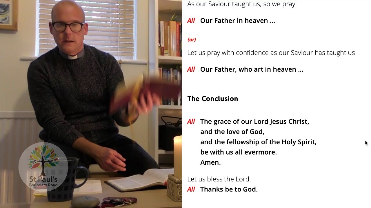 Thursday 9th July Evening Prayer - YouTube