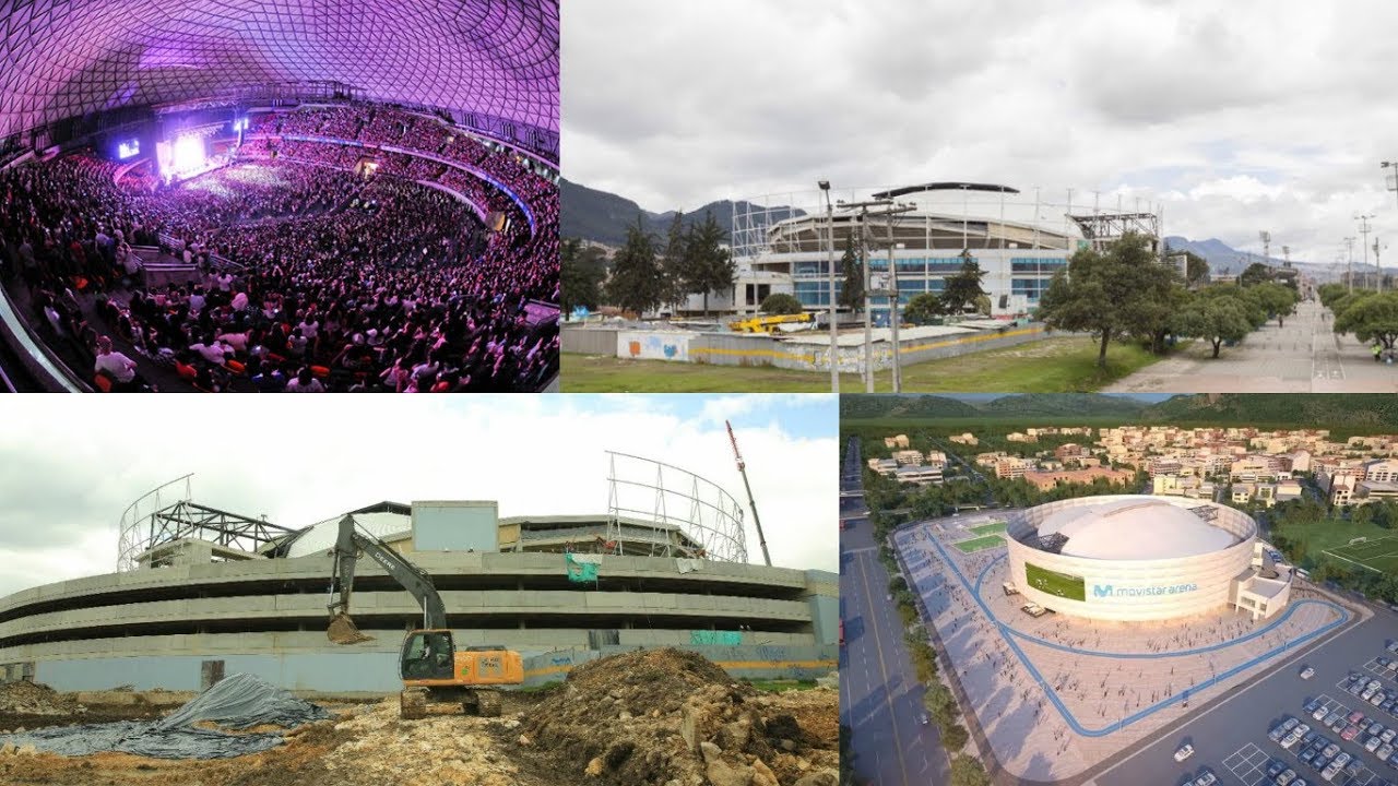 Así avanzan las obras del nuevo Movistar Arena de Bogotá Colombia ...