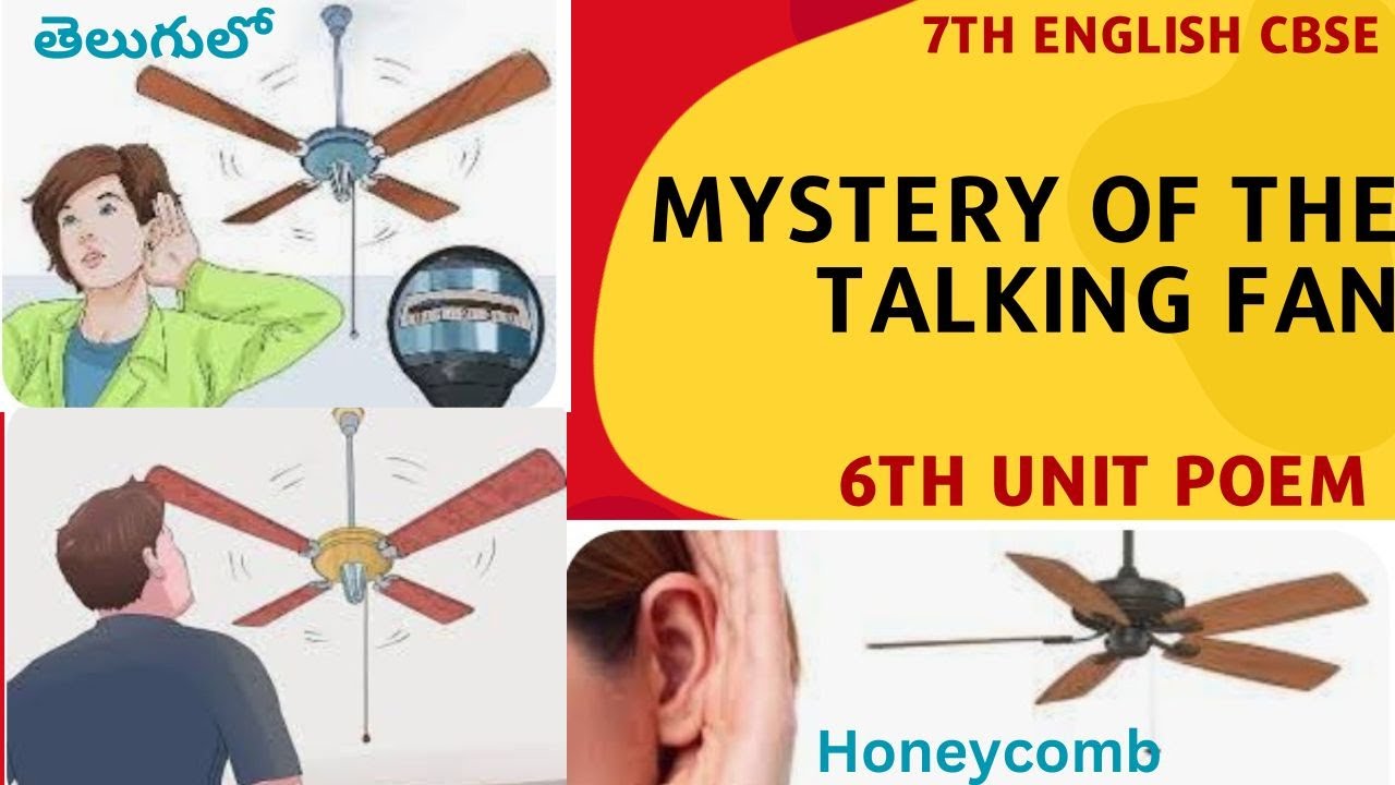 💐7th English CBSE Syllabus Honeycomb Unit-6 Poem"Mystery of the Talking ...