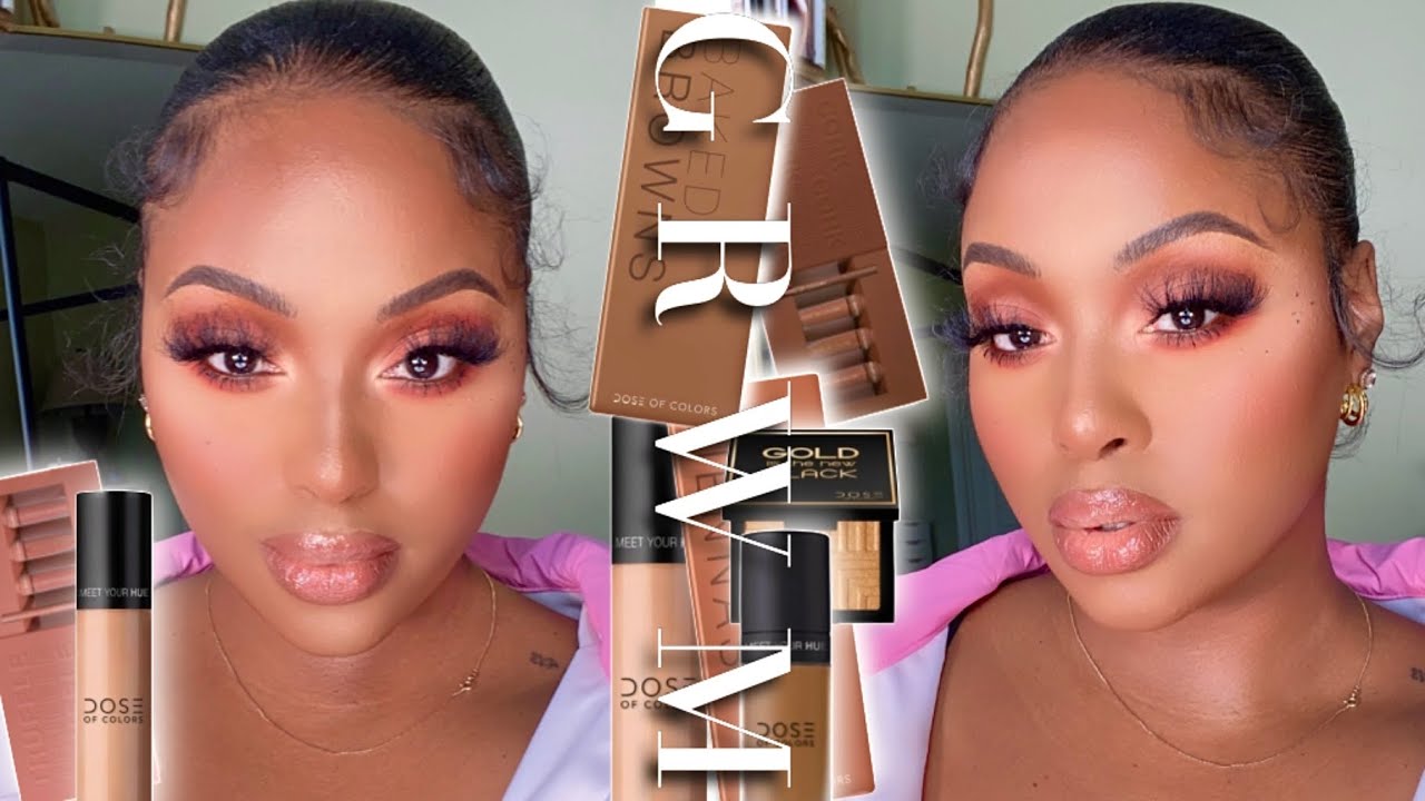 Peachy Bronze Springtime Glam | Flawless Base + Peach Eyeshadow | The ...