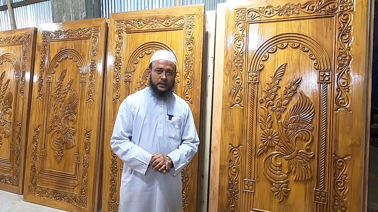 100%🔥চিটাগং সেগুন কাঠের দরজা ডিজাইন। Chittagong segun kather dorja ...