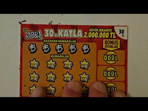 KAZI KAZAN 5 ER ADET 500 MATİK 30 A KATLA ŞANŞ YILDIZI KAZIDIK.