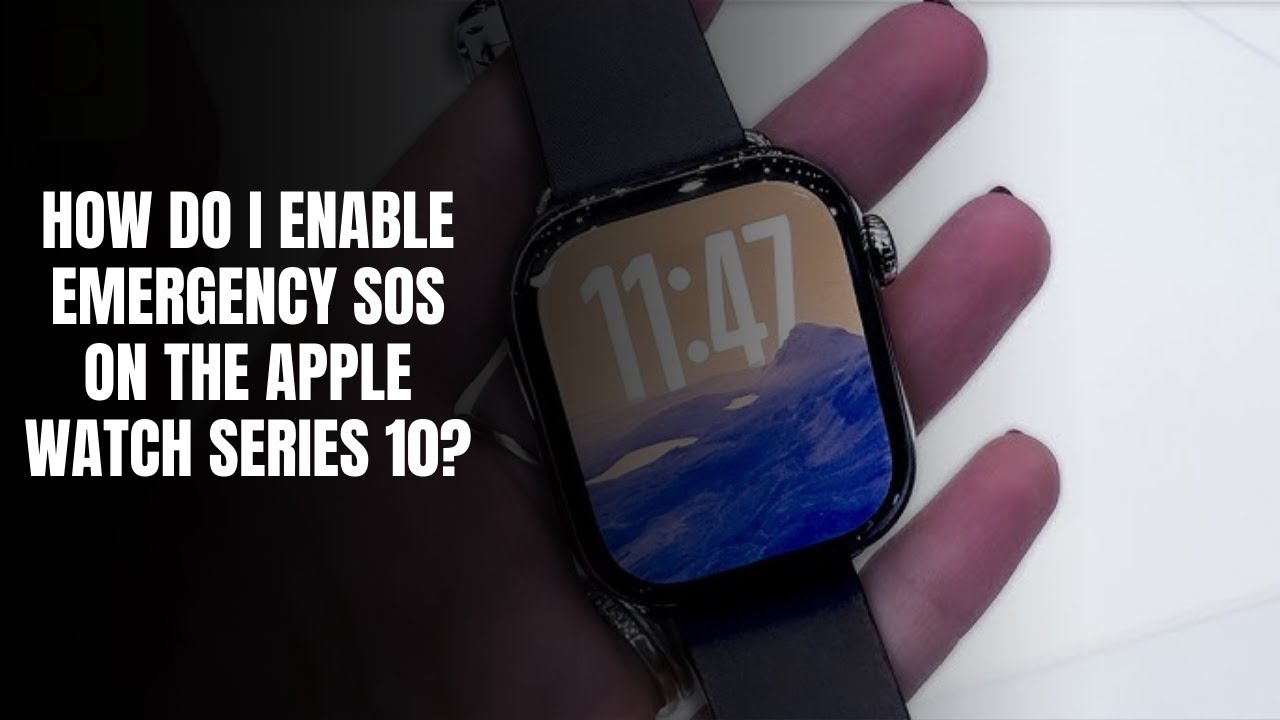 How do I enable emergency SOS on the Apple Watch Series 10? - YouTube