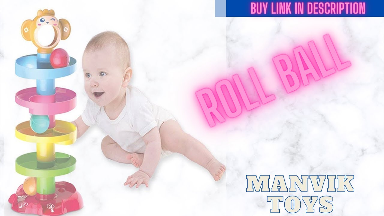 ROLL BALL TOY-5 Layer Ball Drop and Roll Swirling Toy for Baby and ...