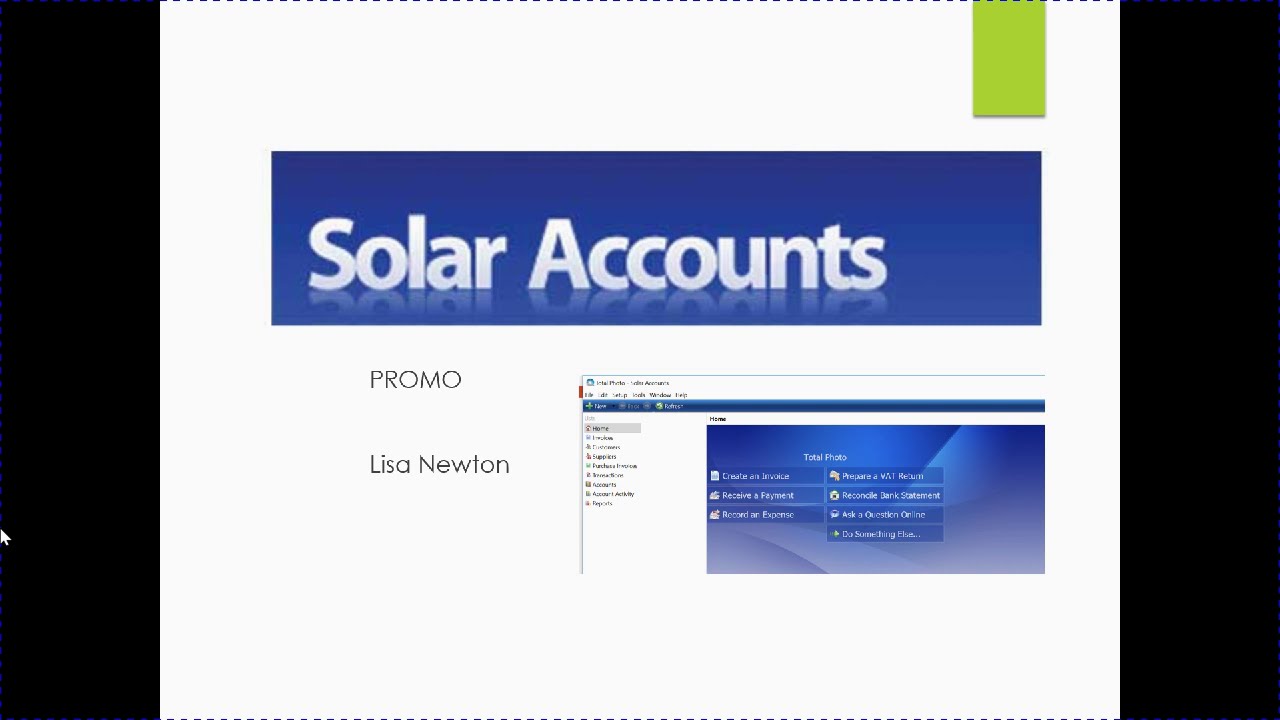 Solar Accounts - YouTube