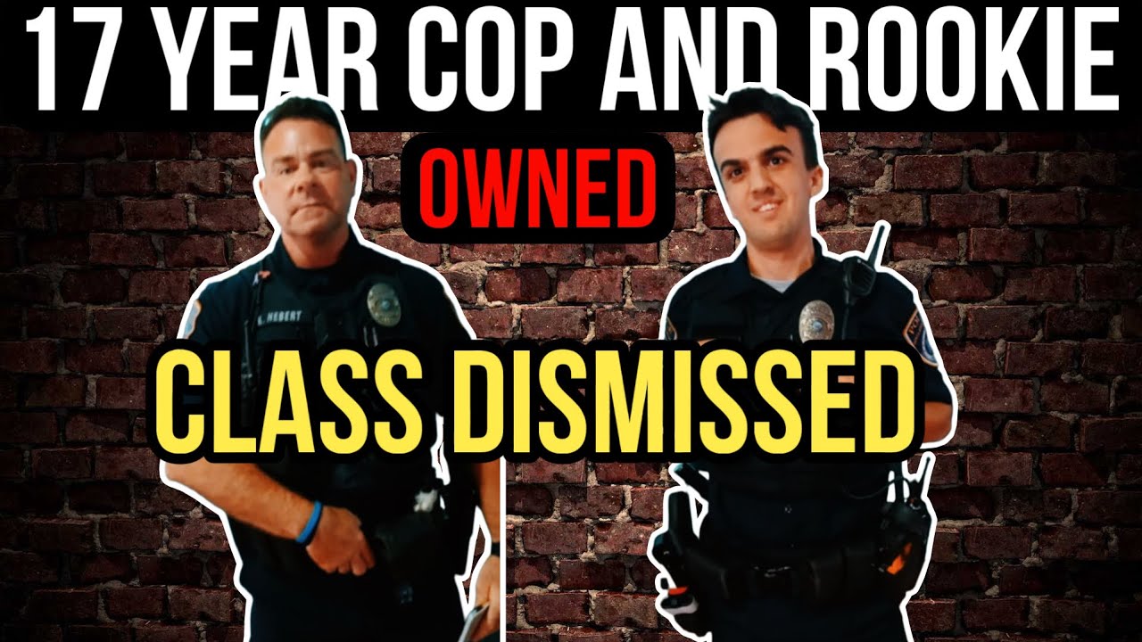 Rookie Cop and 17 Year Cop get Put in Check Swiftly - YouTube