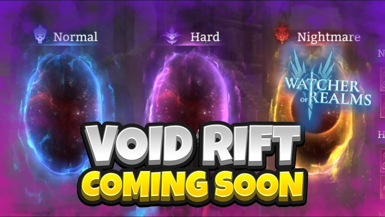 VOID RIFT UPDATE Coming Soon! [Watcher of Realms] - YouTube