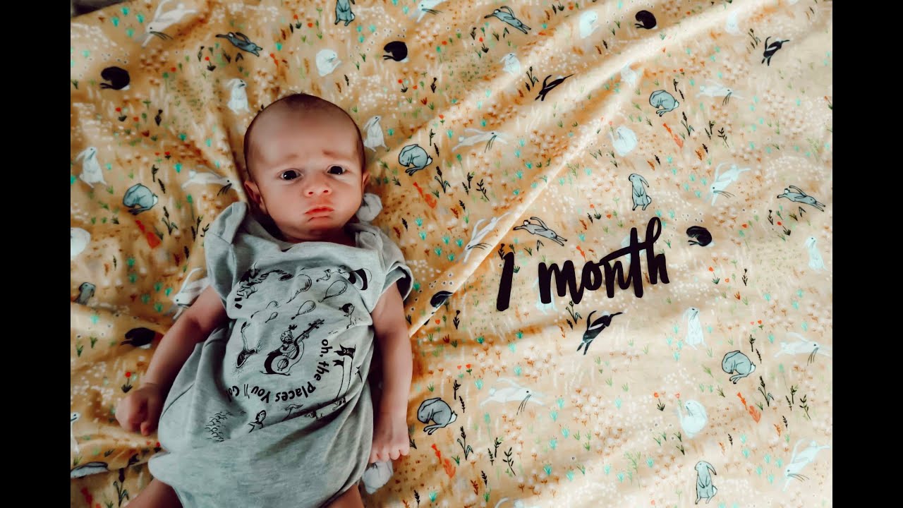 1 MONTH BABY UPDATE - YouTube