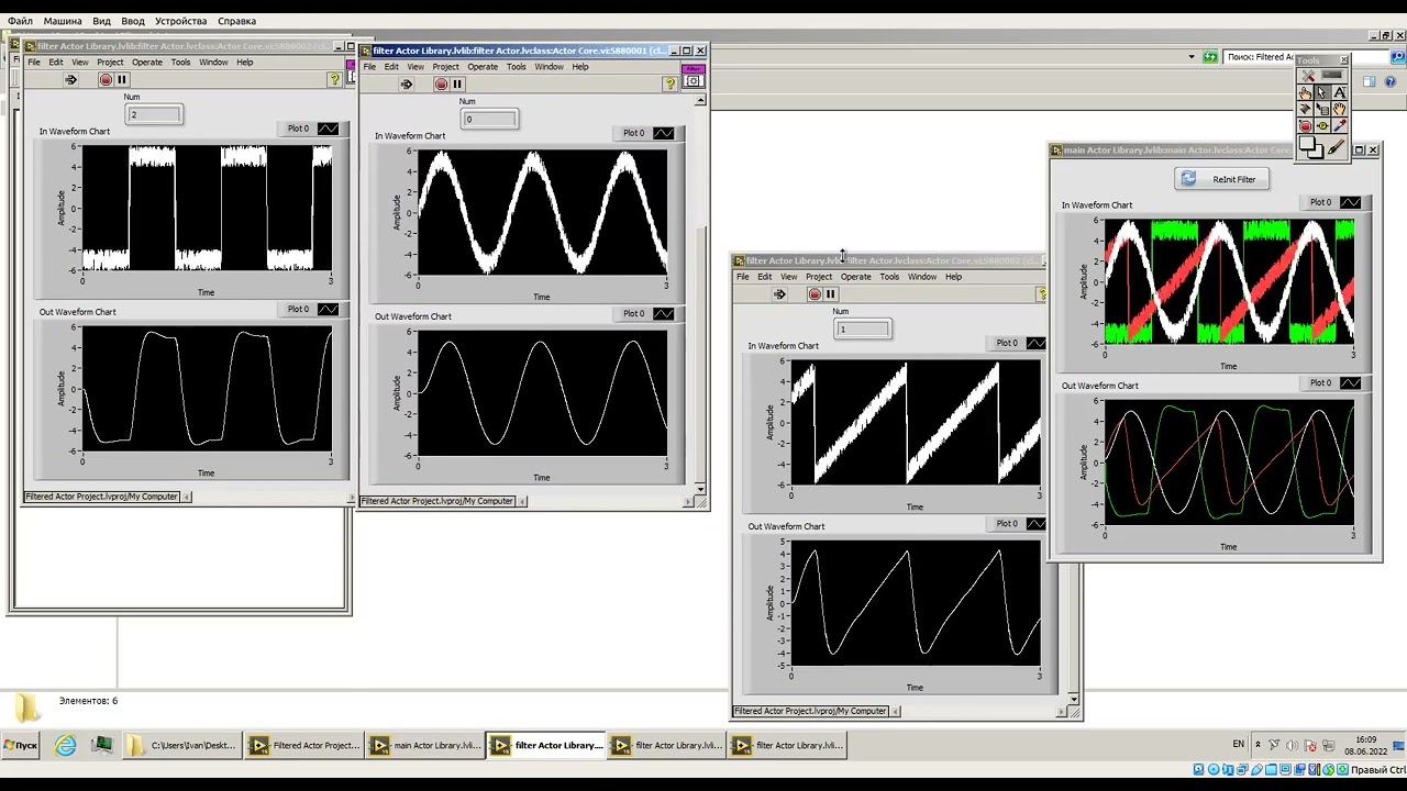 LabVIEW Actor Framework MultiFilter - YouTube