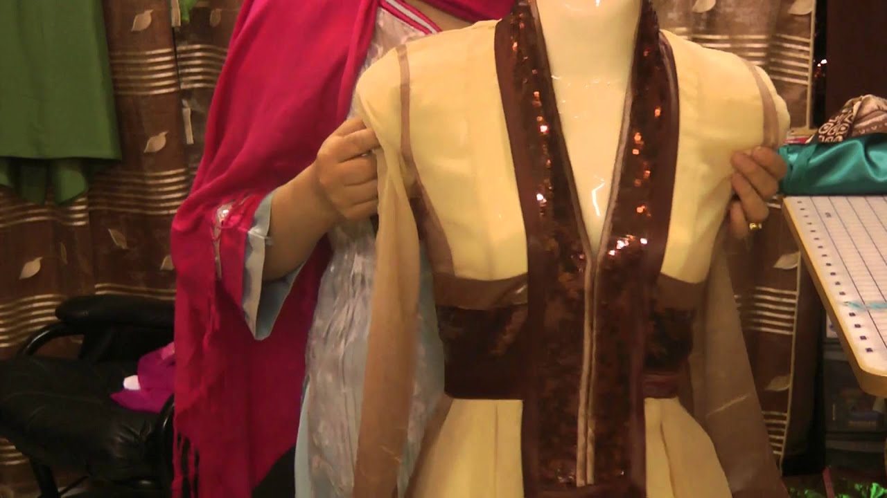 making box pleat dress - YouTube