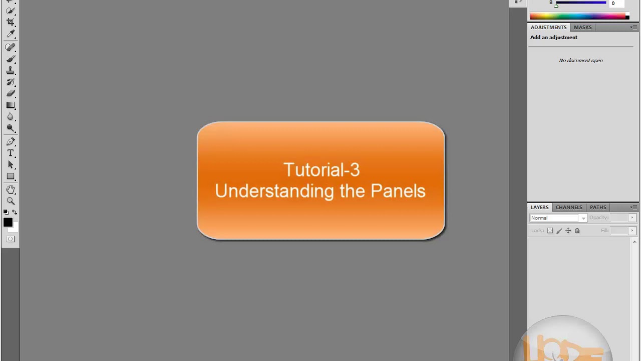 Photoshop || Understanding the panels #3 - YouTube