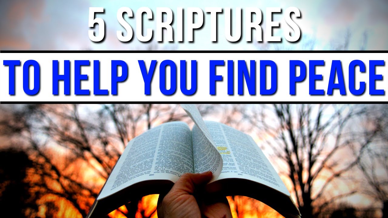 Scriptures That Help You Find Peace During Any Trial | Bible Verses For ...
