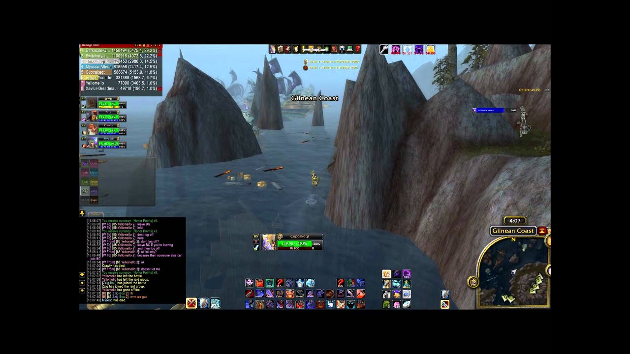 WoW Water walking trick 4.3 - YouTube