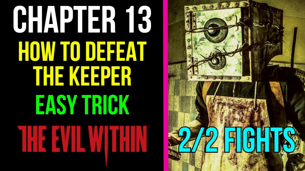 How To Defeat Boxhead Fight (Easy Trick) | Chapter 13 | The Evil Within ...