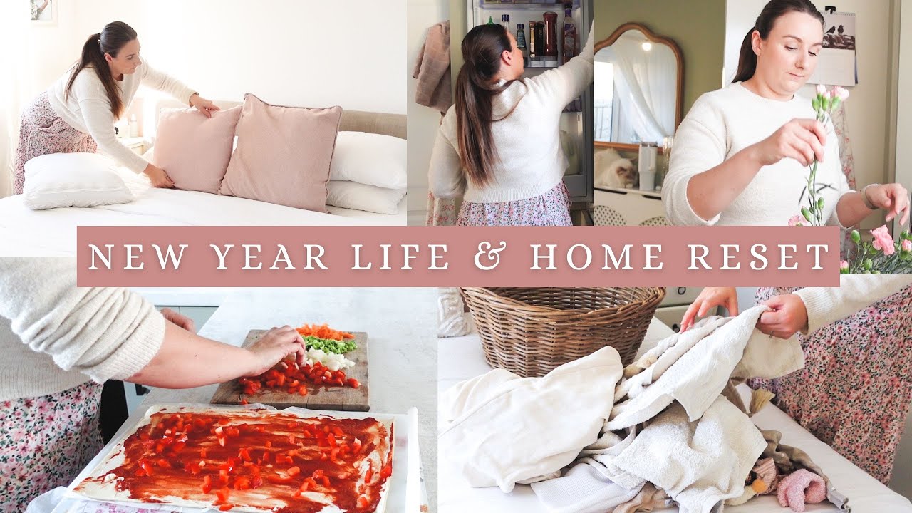 NEW YEAR RESET | mindset refresh, my 2025 goals, toddler meal prep ...
