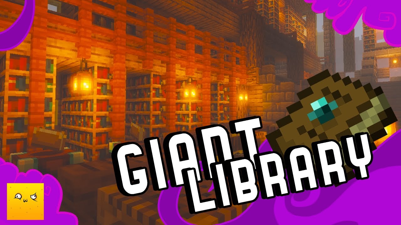 Giant Library - EPIC MINECRAFT SPEED BUILD - YouTube