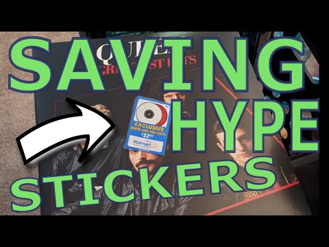 SAVING HYPE STICKERS (TIPS & TRICKS) | VINYL COMMUNITY - YouTube