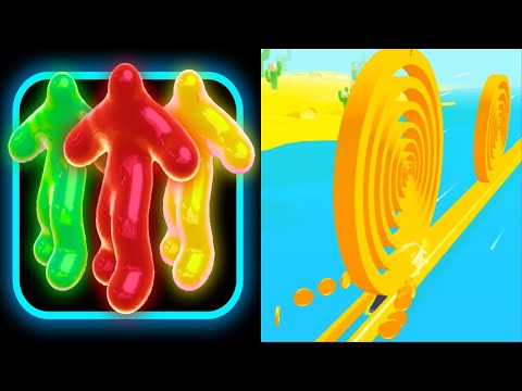 Blob Runner 3D Fashion Run VS Spiral Roll Android iOS Gameplay Ep 2