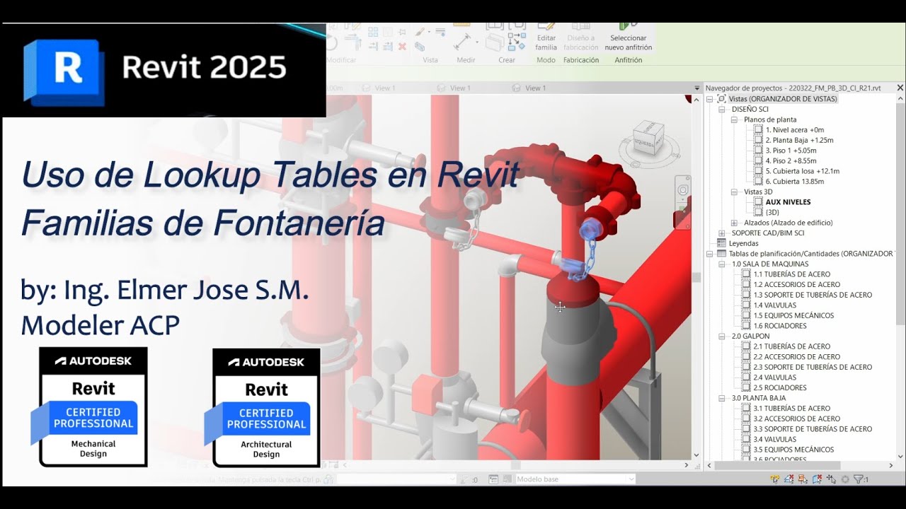 Uso de Lookup Tables en Revit Aplicación en Familias de Fontanería ...